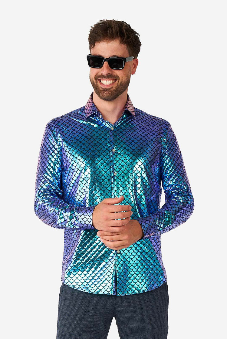 Fancy Fish Shirt | Fish scales Men's Shirt | OppoSuits