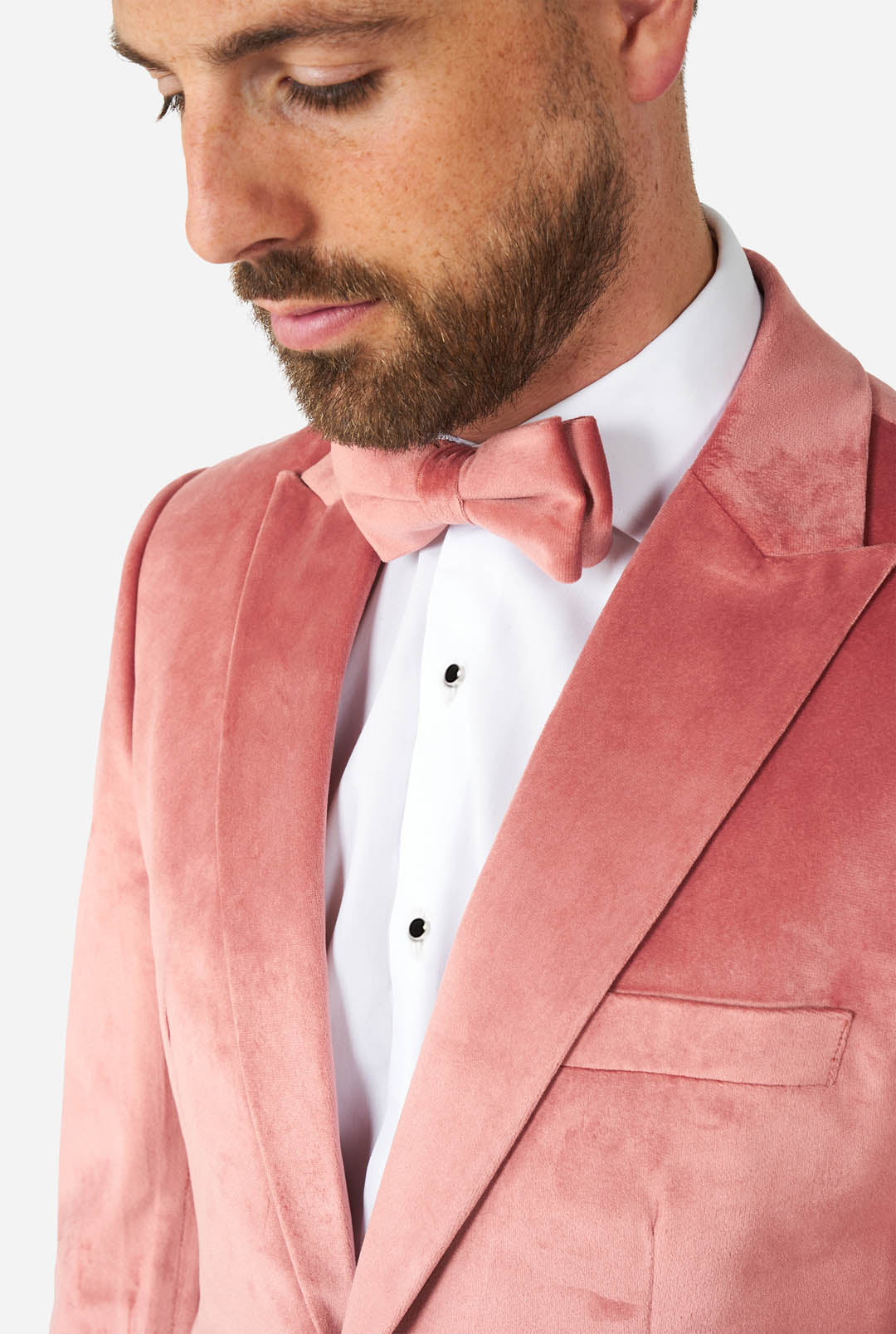 Vintage Pink Velvet | Velvet Tuxedo for Men | OppoSuits