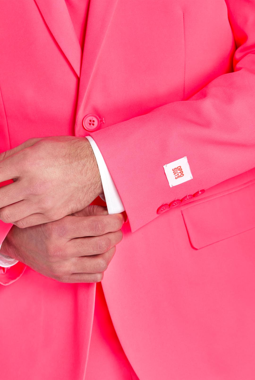 Neon Pink Power | Men's Neon Pink Suit | OppoSuits